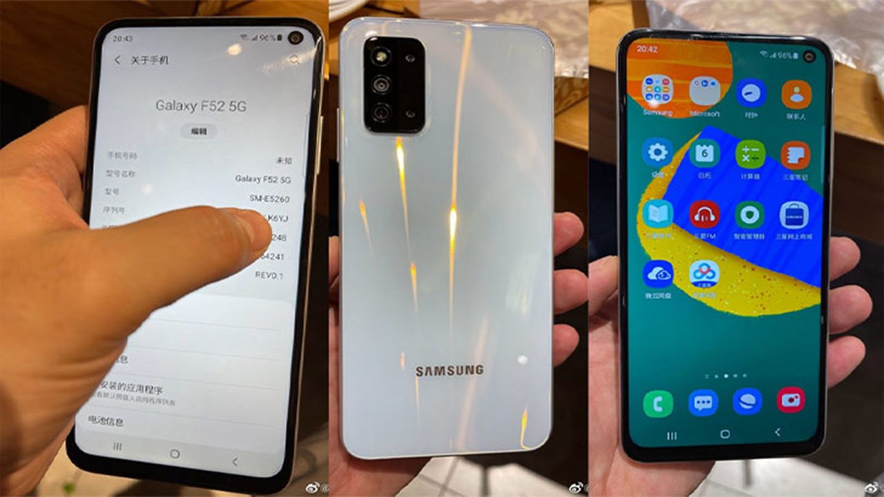 Samsung Galaxy F52 5G Specifications Leaked Before Launch