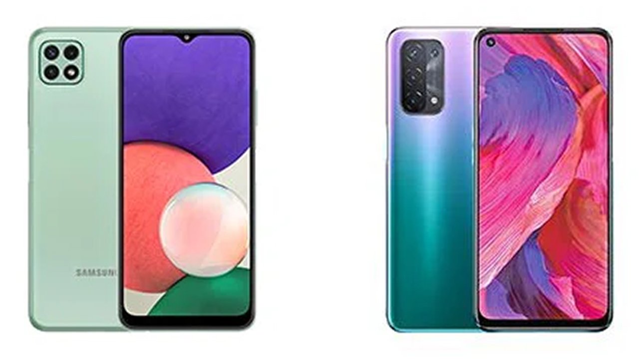 Samsung Galaxy A22 5G And Oppo A54 5G Specifications Comparison